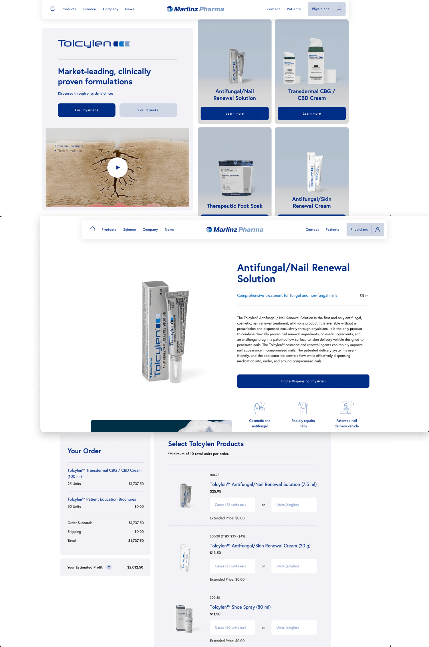 Marlinz Pharma - DIGITECH Web Design